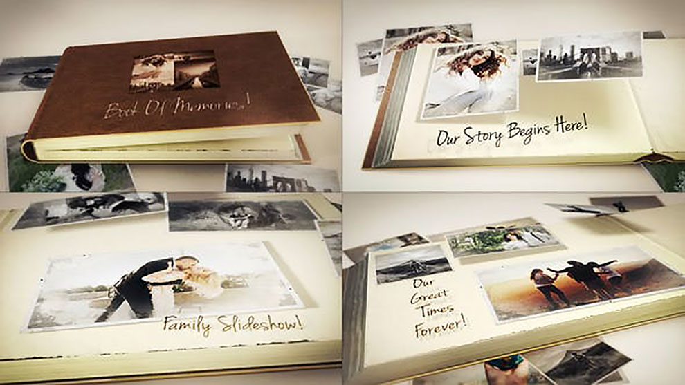 پروژه افترافکت کتاب خاطرات Book of Memories • مخزن ودره
