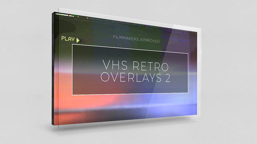مجموعه فوتیج افکت نوار ویدیویی VHS Overlay Pack 2 • مخزن ودره